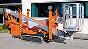 Hire tracked aerial platforms, spider aerial platforms from Multitel ...